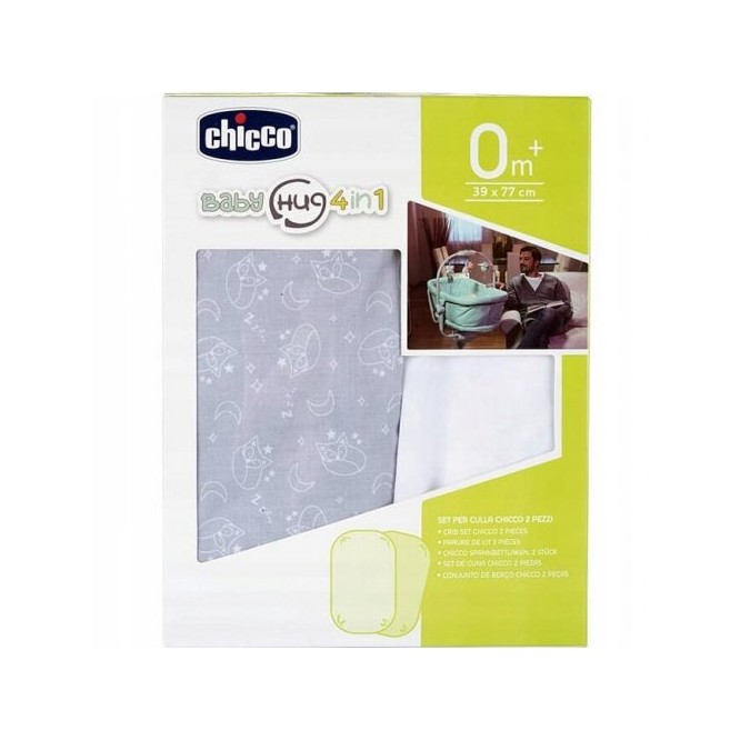 Prześcieradło do łóżeczka Baby Hug 2szt Chicco